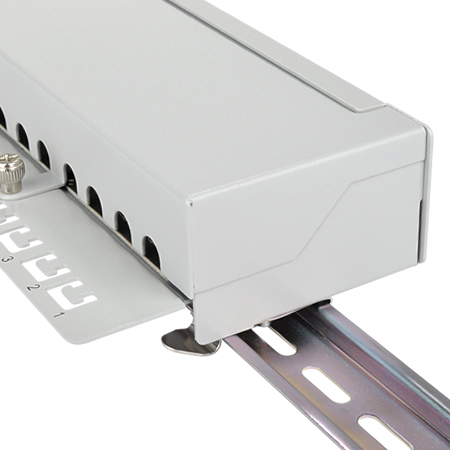 Patchpanel Hutschiene 12-Port lichtgrau günstig online kaufen